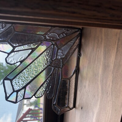 Clear Glass Crystal, Crystal Corner Piece, Stained Glass, Geology, Home ...