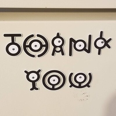 Pokémon Unown Fridge Magnets Complete Set 28 Plus Bonus Shiny - Etsy