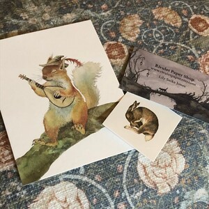 Red Squirrel Bard Print - Etsy