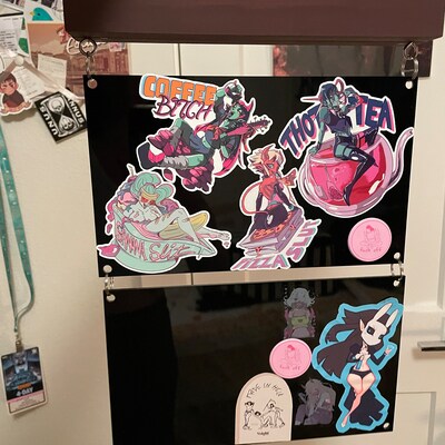 Acrylic Display for Stickers, Sticker Display, Patch Display, Acrylic ...