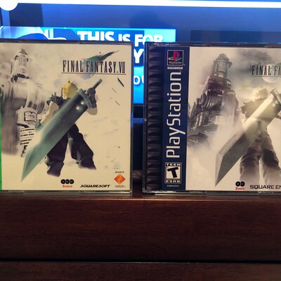 Final Fantasy VII Remake PS4 Custom PS1 Inspired Case - Etsy