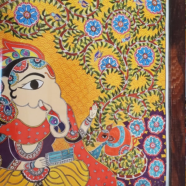 Pattachitra Painting of Lord Shri Krishna-indian Folk Art - Art Prints ...
