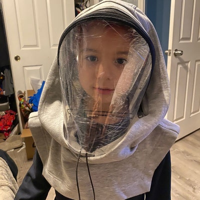 Shield Kids Mask,face Shield Reusable, Hooded Face Shield, Anti Fog ...