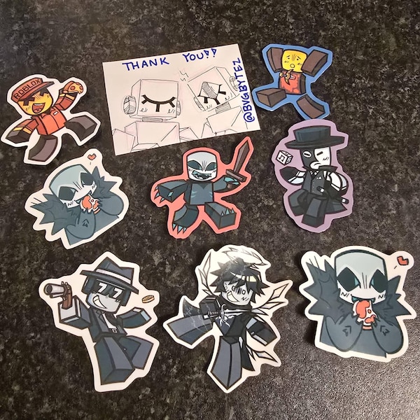 Roblox 2 Inch Die of Death Stickers - Etsy