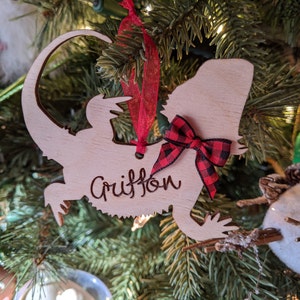 Bearded Dragon Ornament Personalized Add Your Pet's - Etsy