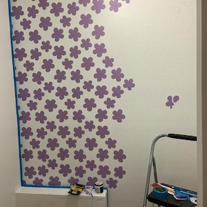 Daisy Stencil Pattern Wall DIY Wall Stencil Painting for Nursery Flower ...