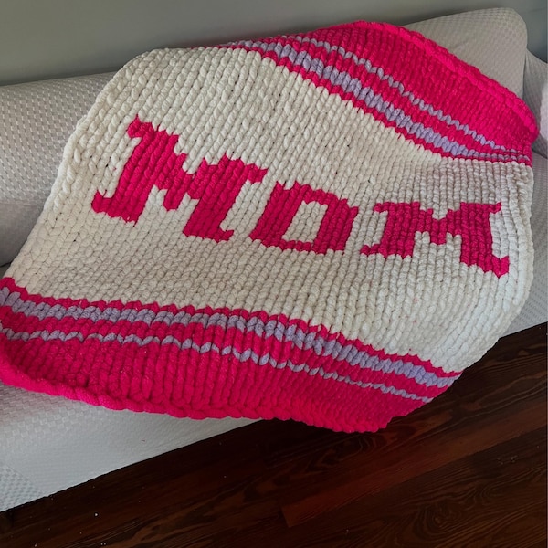 Phoenix Bird - Finger Knitting / Chunky Knit Blanket Pattern - Etsy