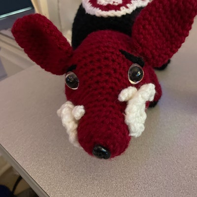 Arkansas Razorbacks Wild Boar Crochet Pattern - Etsy