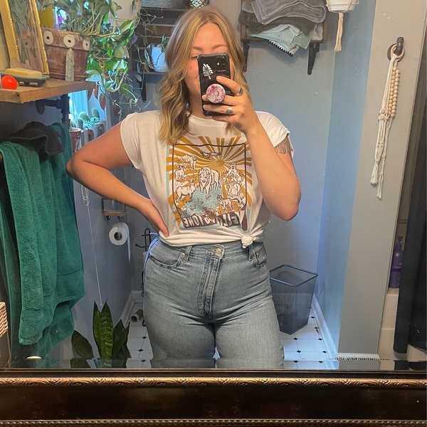 Cute Women T Shirt, Yellowstone National Park, Casual Designer Travel T ...