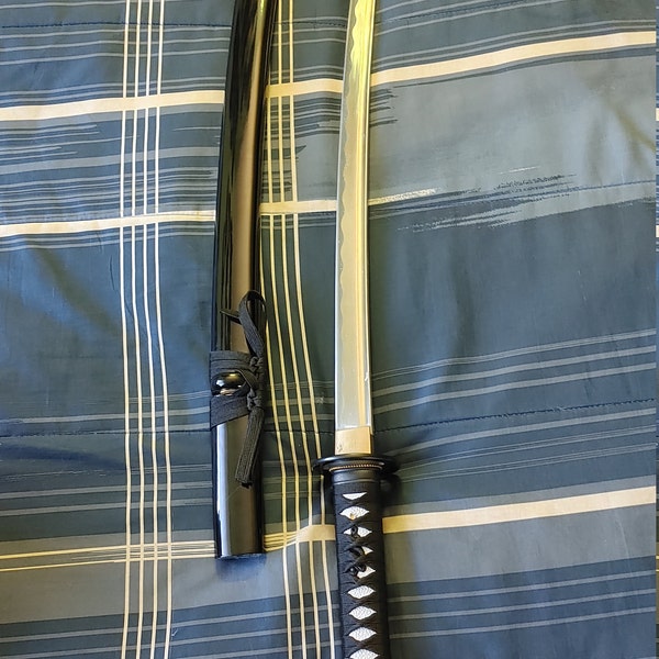 Monogram Custom Japanese Katana, Personalized Sword, Engraved Sword ...