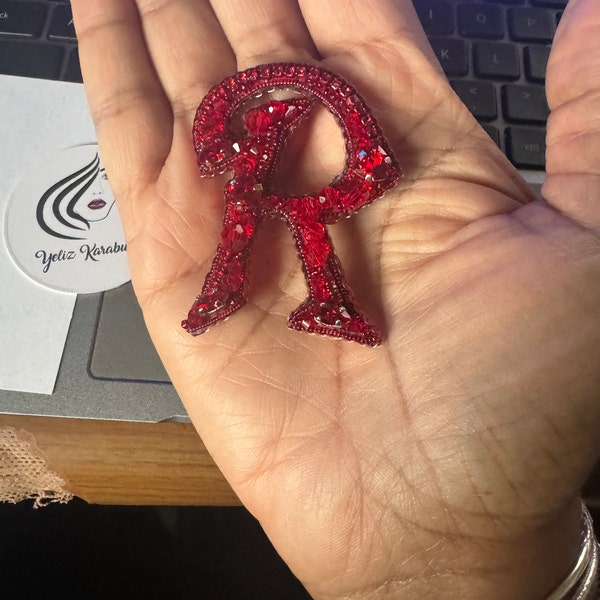 Handmade Letter Brooch,custom Design Brooch,gift Name Jewelry,handmade ...