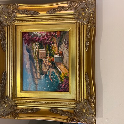 4.25 Gold Fancy Gold Ornate Picture Frame Photo Art - Etsy