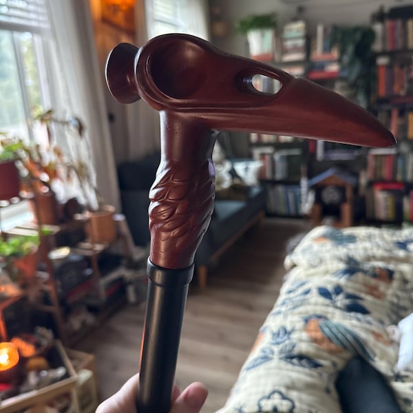 Walking Cane Crow Walking Stick, Raven Cane, Walking Cane for Men and ...