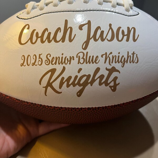 TEAM GIFT, Football Gift, Personalized Football, Sports Gift, Coaches ...