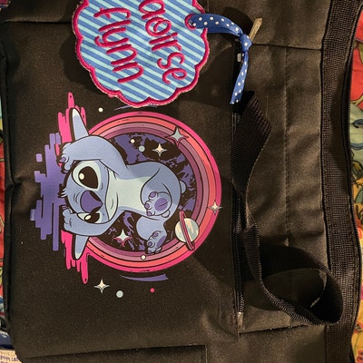 Embroidered Fabric Bag Tags, Personalized, Bookbag, Luggage - Etsy