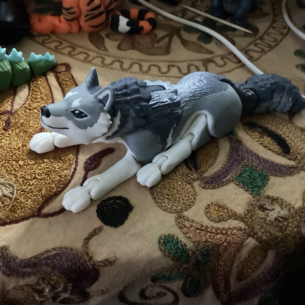 Articulated Wolf - Etsy