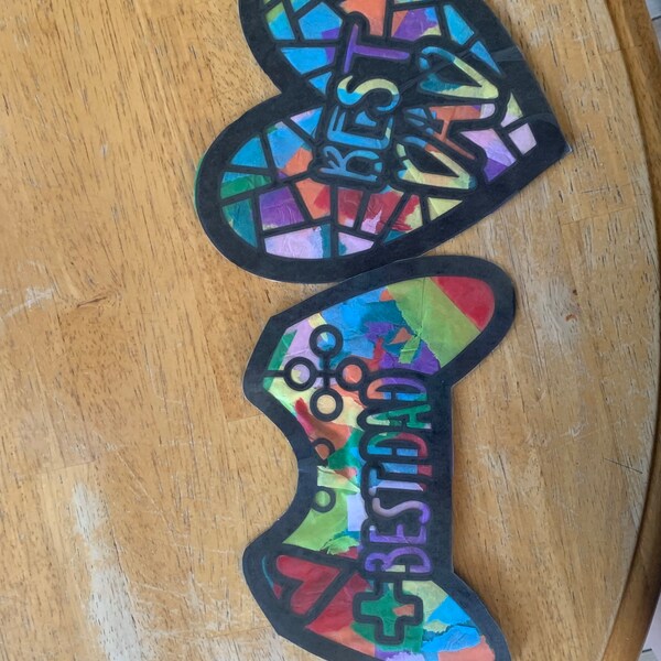 Best Dad Suncatcher Kit - Gift for Dad - Gift From Kids - Kids Craft ...