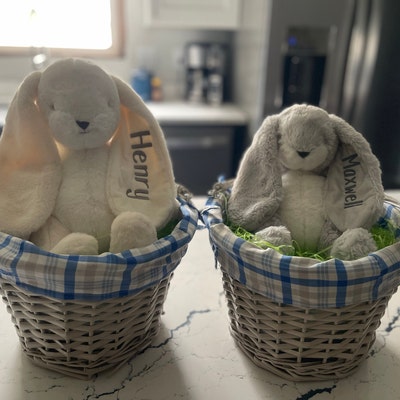 Monogrammed Bunnypersonalized Bunny Rabbit,personalized Baby ...