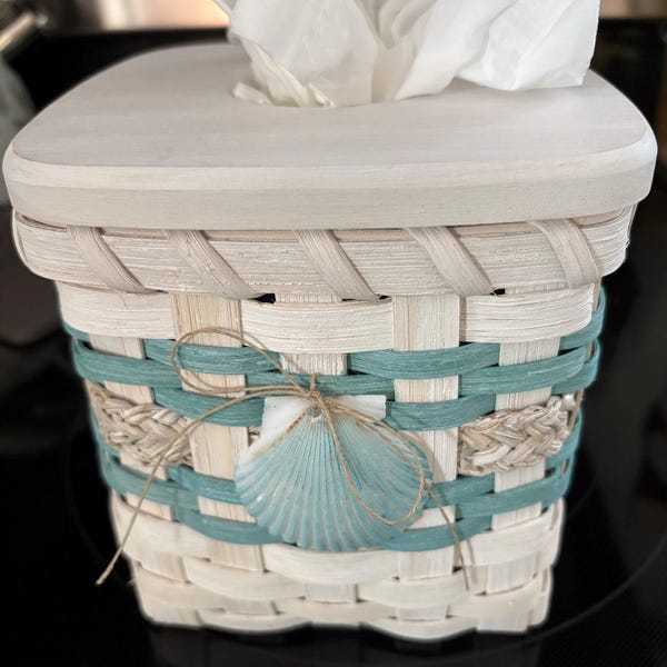 Tissue Box Basket - Etsy