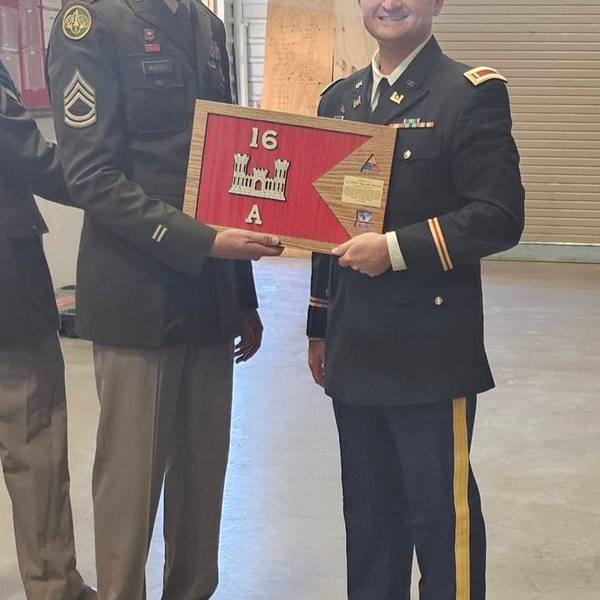 Engineer Company Guidon Plaque - Etsy