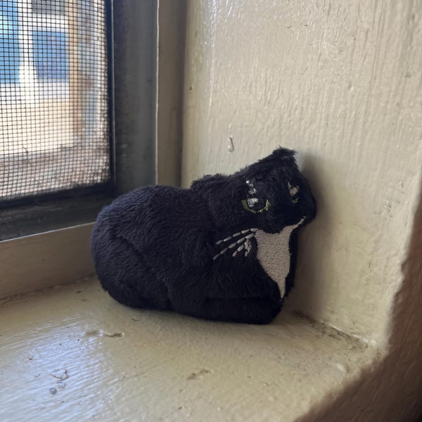 Maxwell Cat Keychain Plush - Etsy