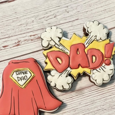 Super Dad Cookie Cutter Set - Etsy