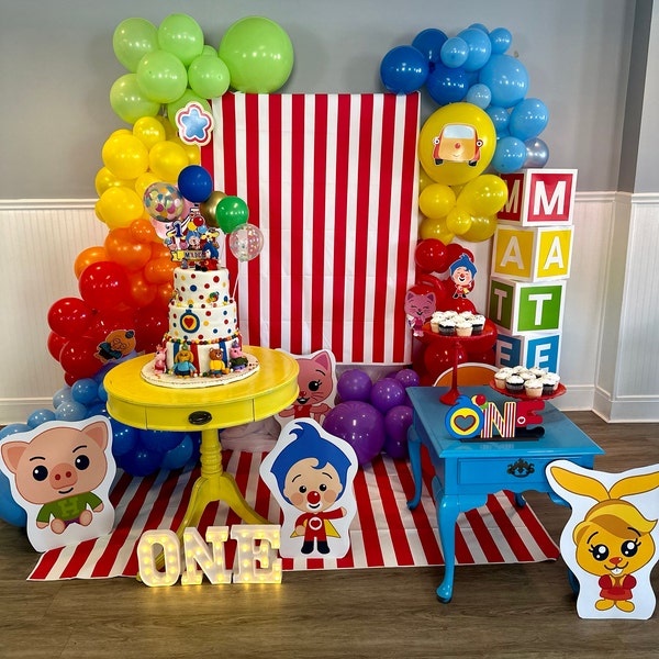 Plim Plim Character Stands, 24in Tall, Party Signs, Cutouts, Standees ...