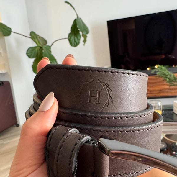 Personalized Handmade Belt for Dad, Valentines Day Gift for Him, Gift ...