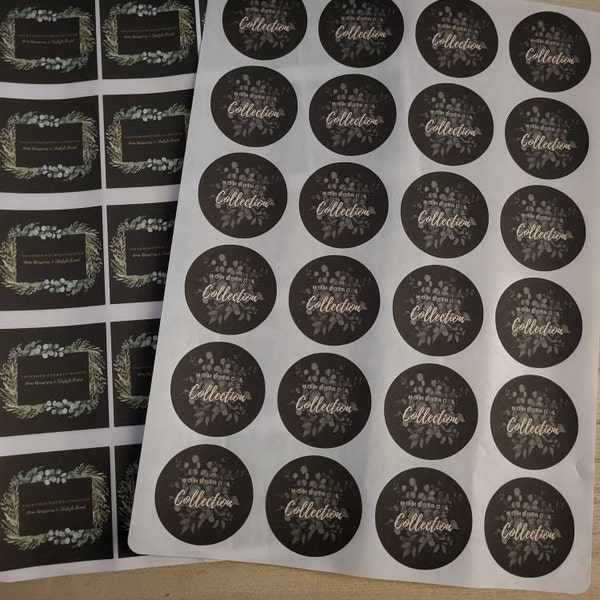 Circle Logo Stickers - Round Logo Stickers - Business Stickers - Custom ...