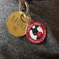 Pet ID Tag Crow Photo - Etsy