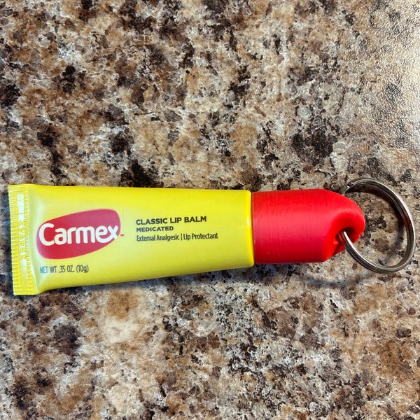 Carmex Keychain Cap - Chapstick Holder - Etsy