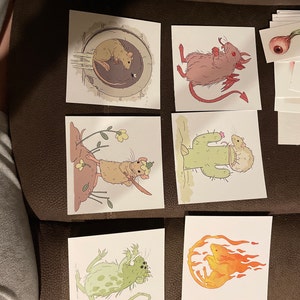 Rowdy Rats Whimsical Art Print - Etsy