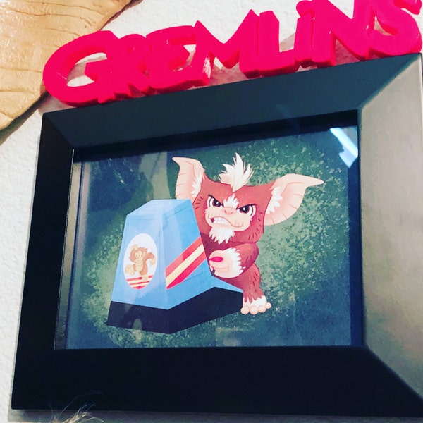 Gremlins Shelf Art Movie Display Complement to Horror Film Collection ...