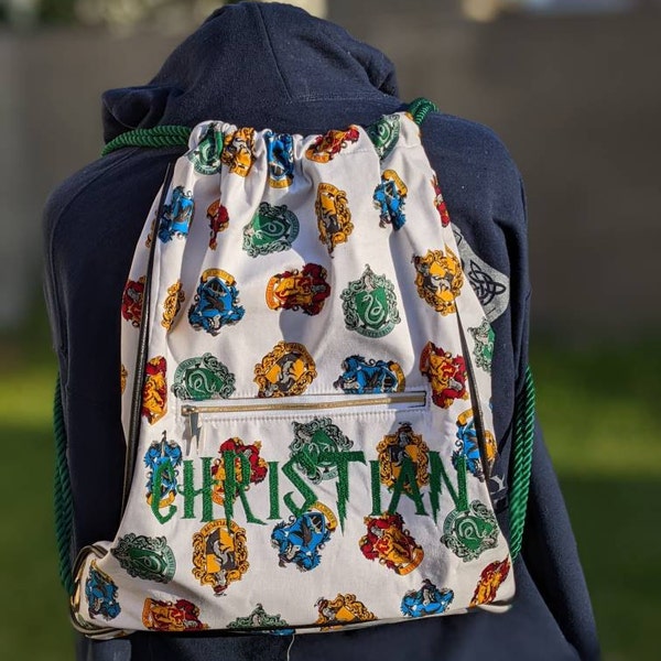 How to Make a Cinch Back Pack PDF Sewing Pattern - Etsy