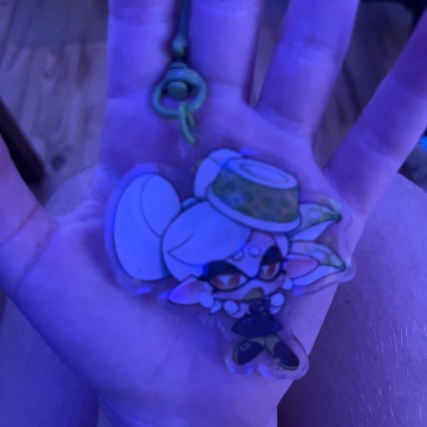 Splatoon Deep Cut Frye, Shiver, and Big Man Acrylic Keychain Charm - Etsy