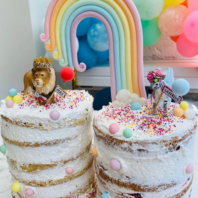 Bespoke Rainbow Cake Topper. Extra Large. - Etsy
