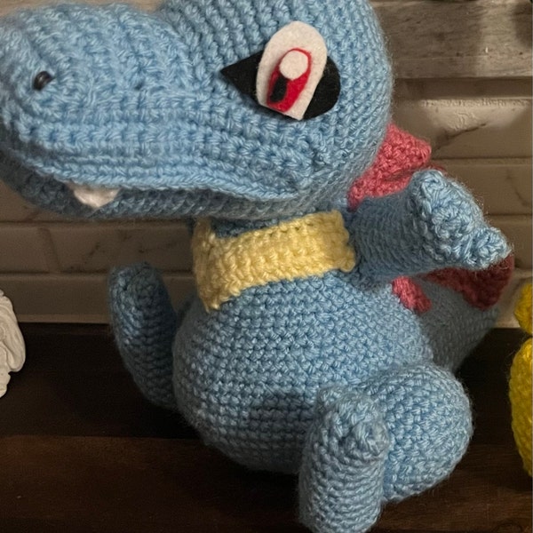Totodile Crochet Pattern. PDF Plushie Amigurumi Pattern in English - Etsy
