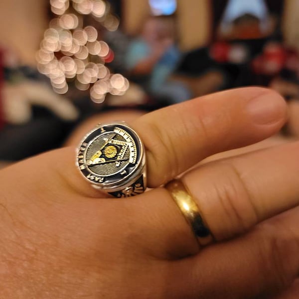 Past Master Ring Signet Ring Masonic Freemason Jewelry Master Mason ...