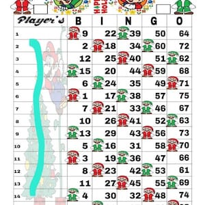 1-20 Lines Ball Bingo Board, 1-100 Balls, Mixed (colour Block) - Etsy