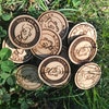 Custom Double-sided Wooden Tokens No Design Fees - Etsy