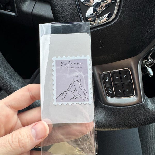 Velaris Stamp Sticker VINYL STICKER City of Starlight ACOTAR Sarah J ...
