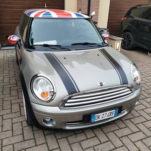 Mini Cooper Bonnet Stripes, Stripes for Hood, Racing Decoration Decals ...
