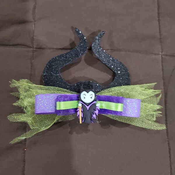 Halloween Bow SVG, Mistress of Evil Bow Template SVG, Felt Bow PDF ...