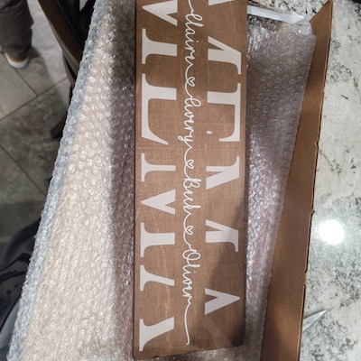 Customizable Mothers Day Gift Mema Sign Gift for Mema Rustic Sign for ...