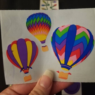 Retro Groovy Rainbow Stickers Sheet - Etsy