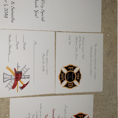 100 Personalized Custom Harley Davidson Motorcycle Wedding Invitations ...