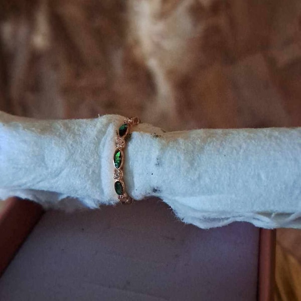 DIY Cremation Ashes Birthstone Ring, Pet Ashes Stackable Ring, Pet ...