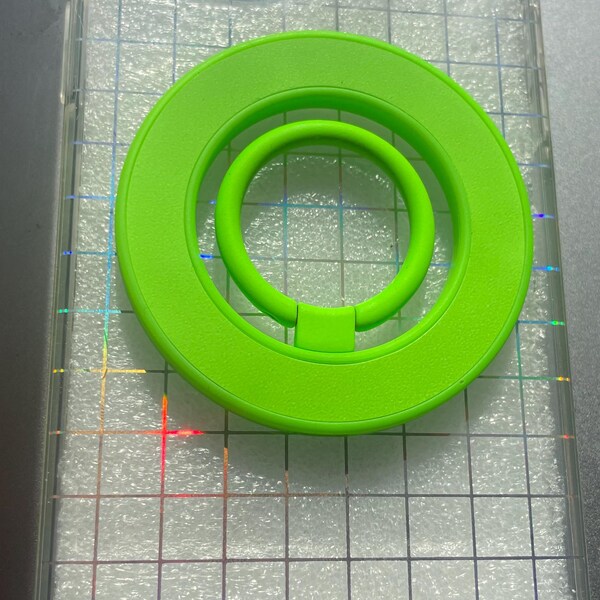 Neon Magsafe Ring Grip With Matching Silicone Premium iPhone Case With ...