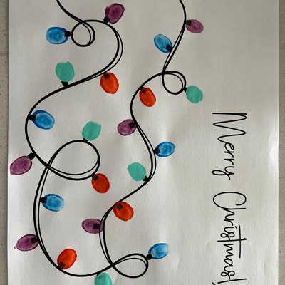 Firefly Fingerprint Art Fingerprint Craft Firefly Kids - Etsy