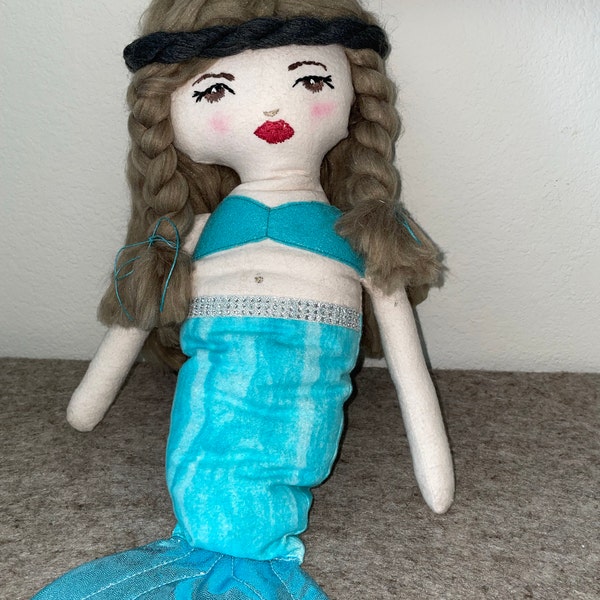 Coralie Mermaid and Caspian Merman Doll PDF Sewing Pattern, Doll ...